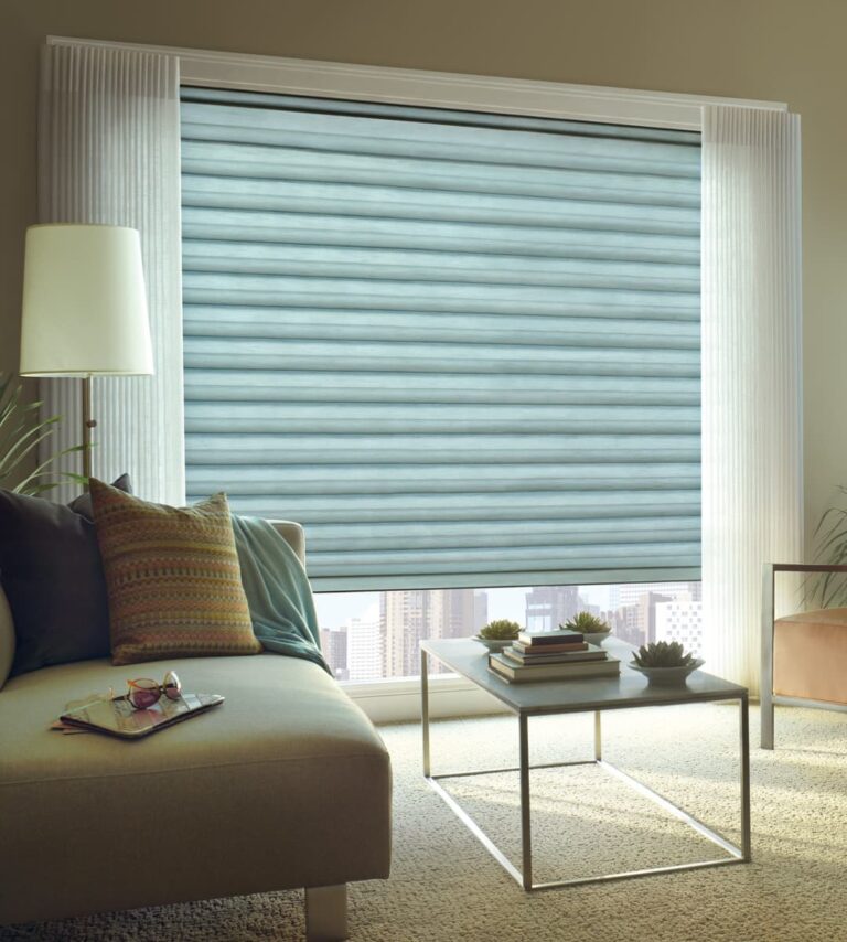 Custom Modern Roman Shades by Hunter Douglas | Louver Shop