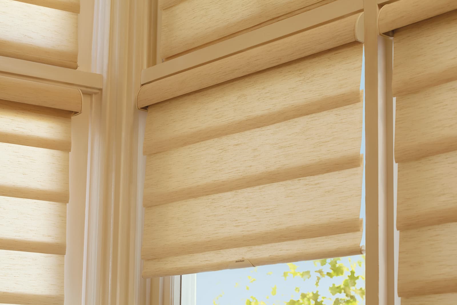 Custom Modern Roman Shades by Hunter Douglas | Louver Shop