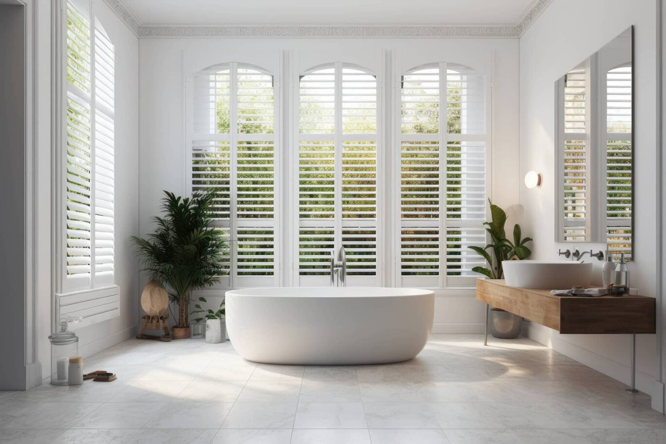 The Best Custom Window Treatments for Tall Windows - Louver Shop Shutters