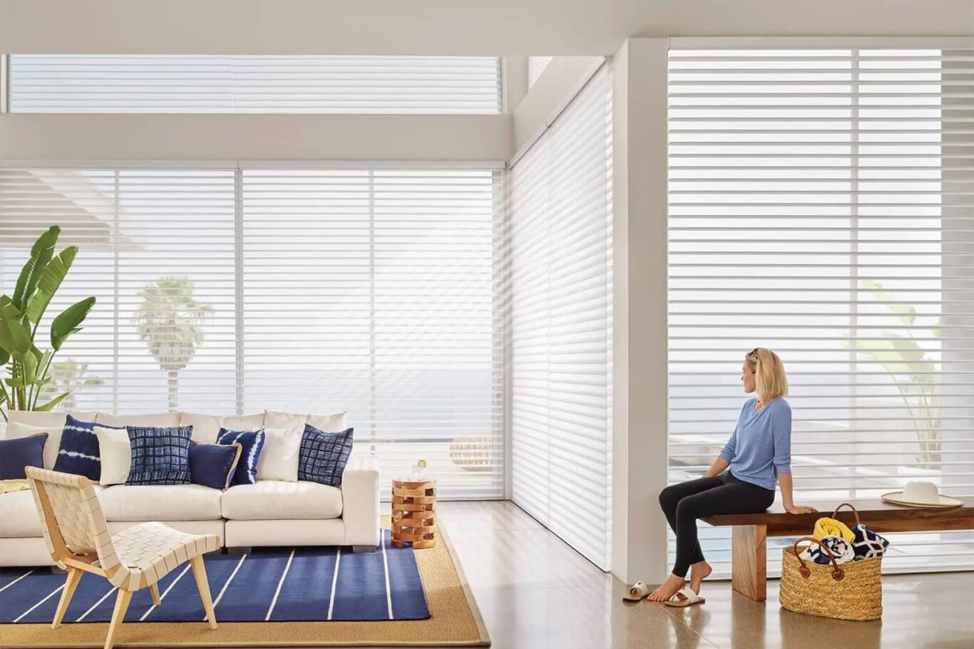 Custom Window Treatments for Privacy & Light Control - Louver Shop Shutters